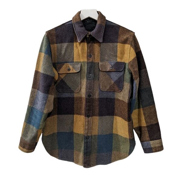 Fox Knapp | Shirts | Vintage 96s Fox Knapp Woolheavy Flannel Button ...